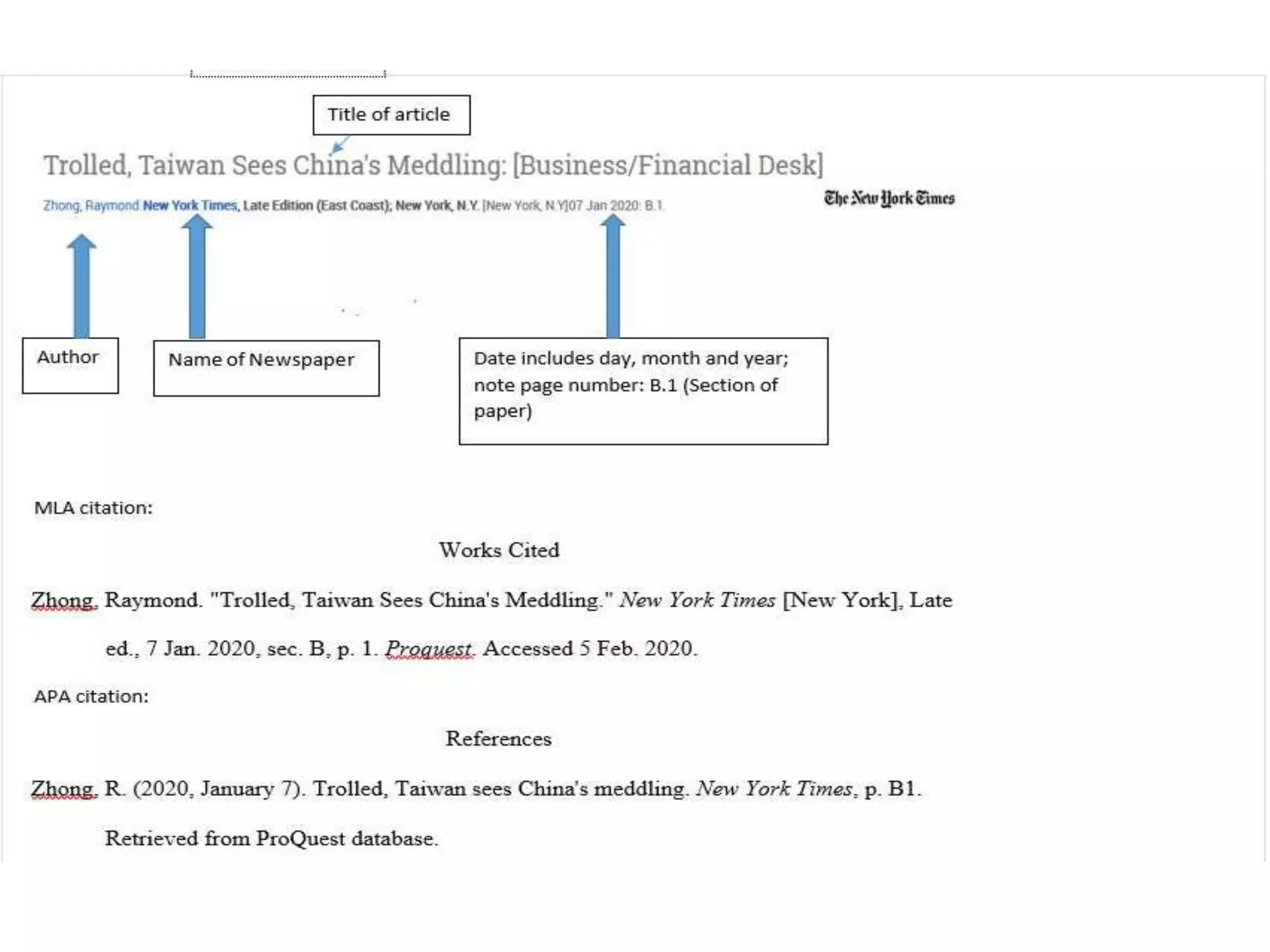 Citation Database | PPTX