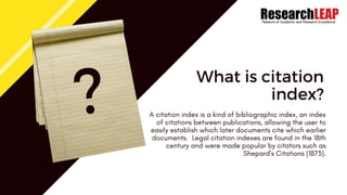 Citation Index | PDF