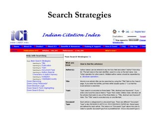 Citation indexing | PPT