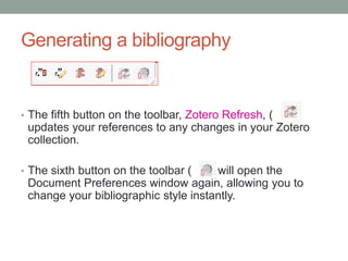 Citation management using Zotero | PPTX