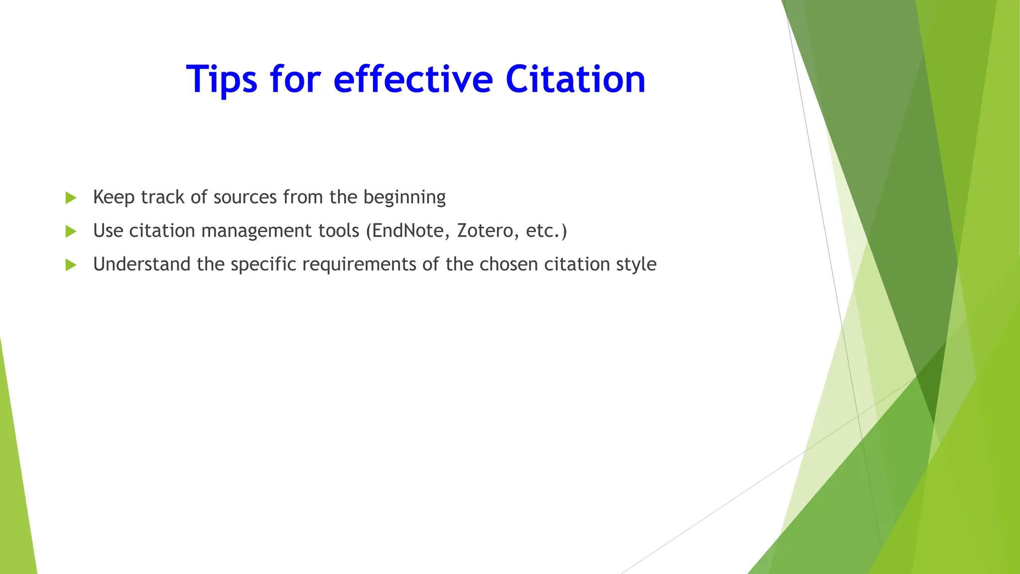 Citation method in research : Importance and Techniques.pptx