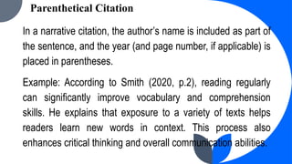 Citation_Proper in text citation I Research | PPT
