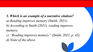 Citation_Proper in text citation I Research | PPT