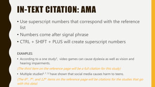 Citation refresher PPT