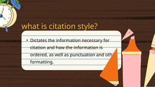 CITATION and it's CITATION STYLE IN Research—REYMART PPT.pptx