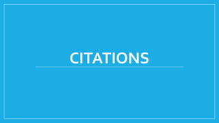 Citations | PPTX
