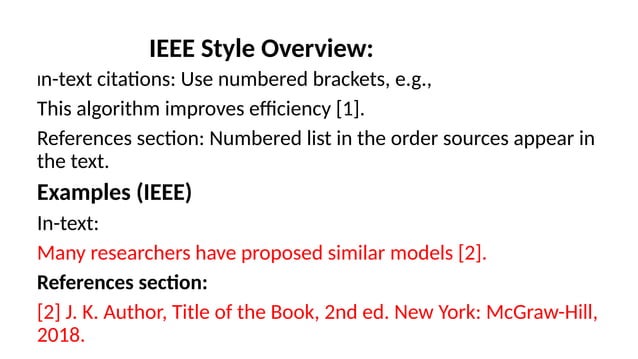 Citations.pptx APA, MLA and Vancouver in txt and references | PPT