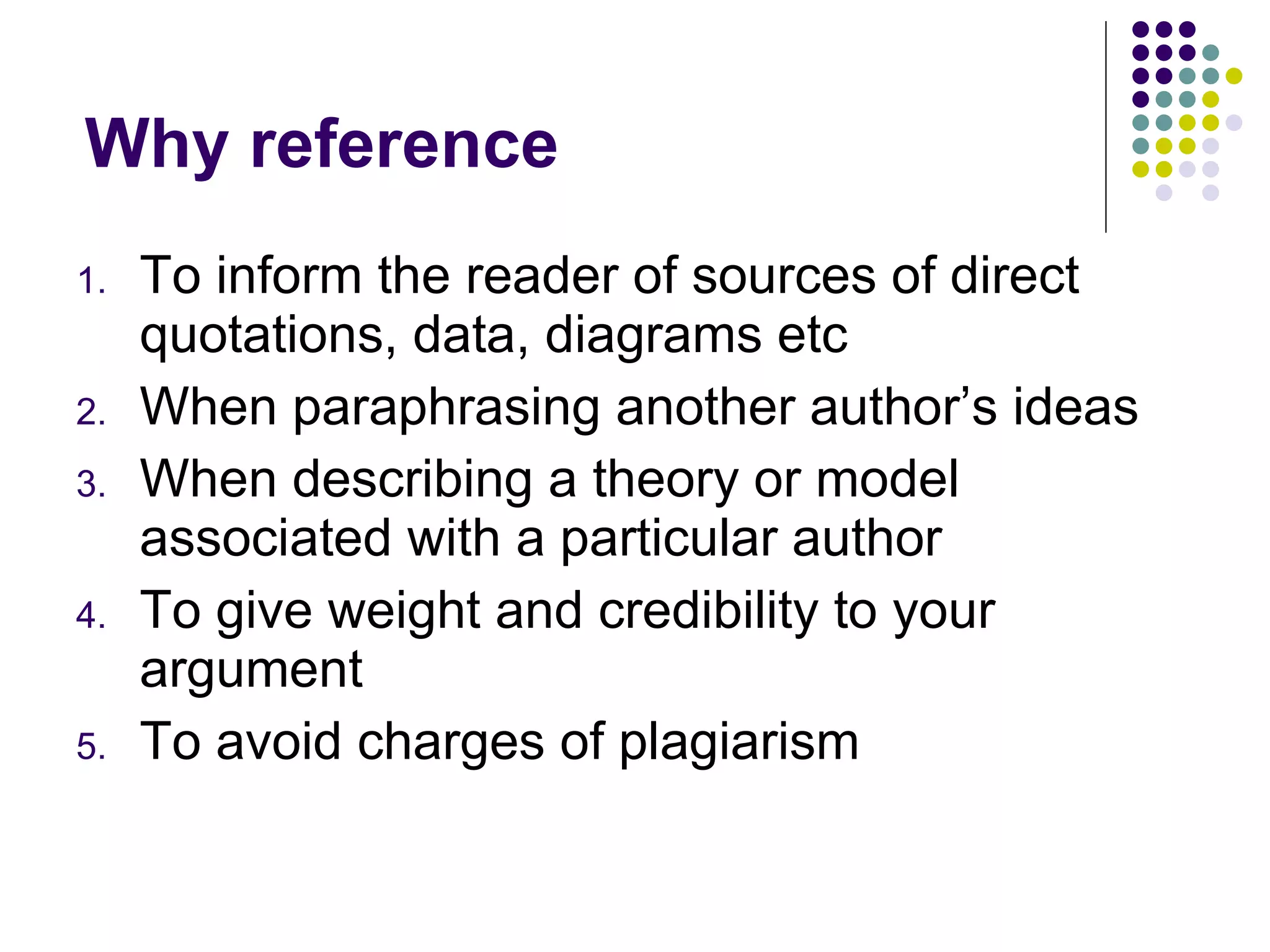 Citations And Referencing | PPT