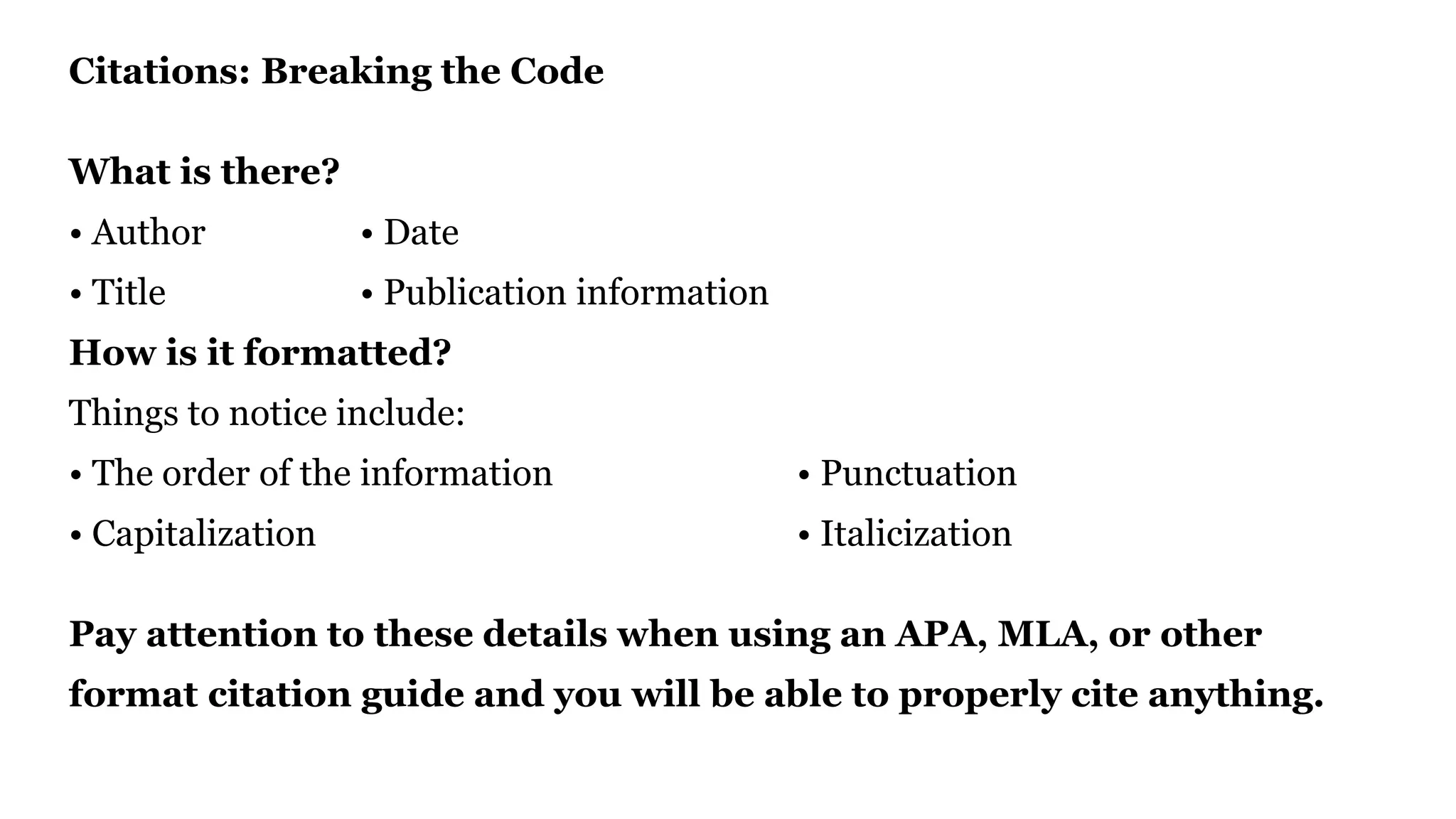 Citations Breaking the Code.pptx