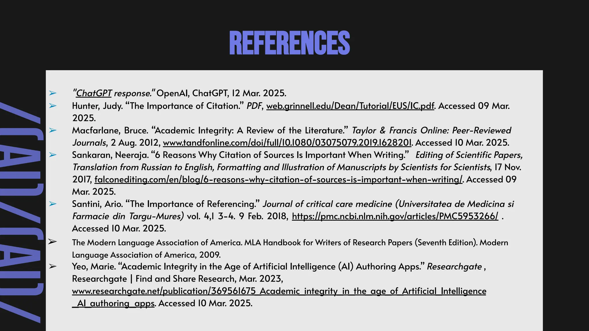 Citations in the Age of AI_ Are We Losing Our Academic Integrity. | PDF