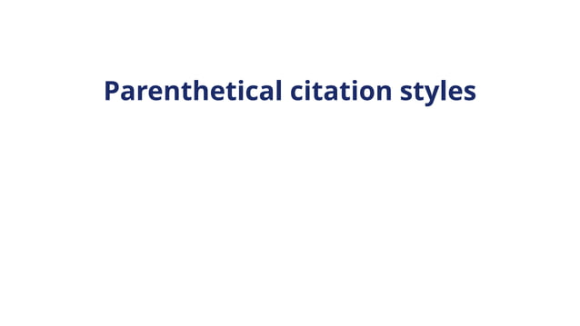 This presentation presents the different types of citation Style.pptx