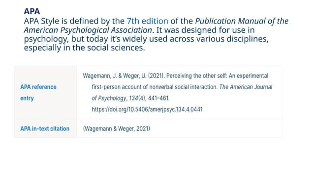 This presentation presents the different types of citation Style.pptx