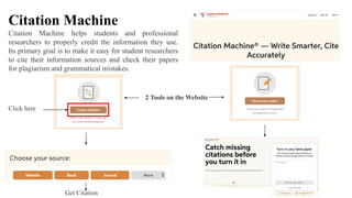 Citation tools in research | PDF