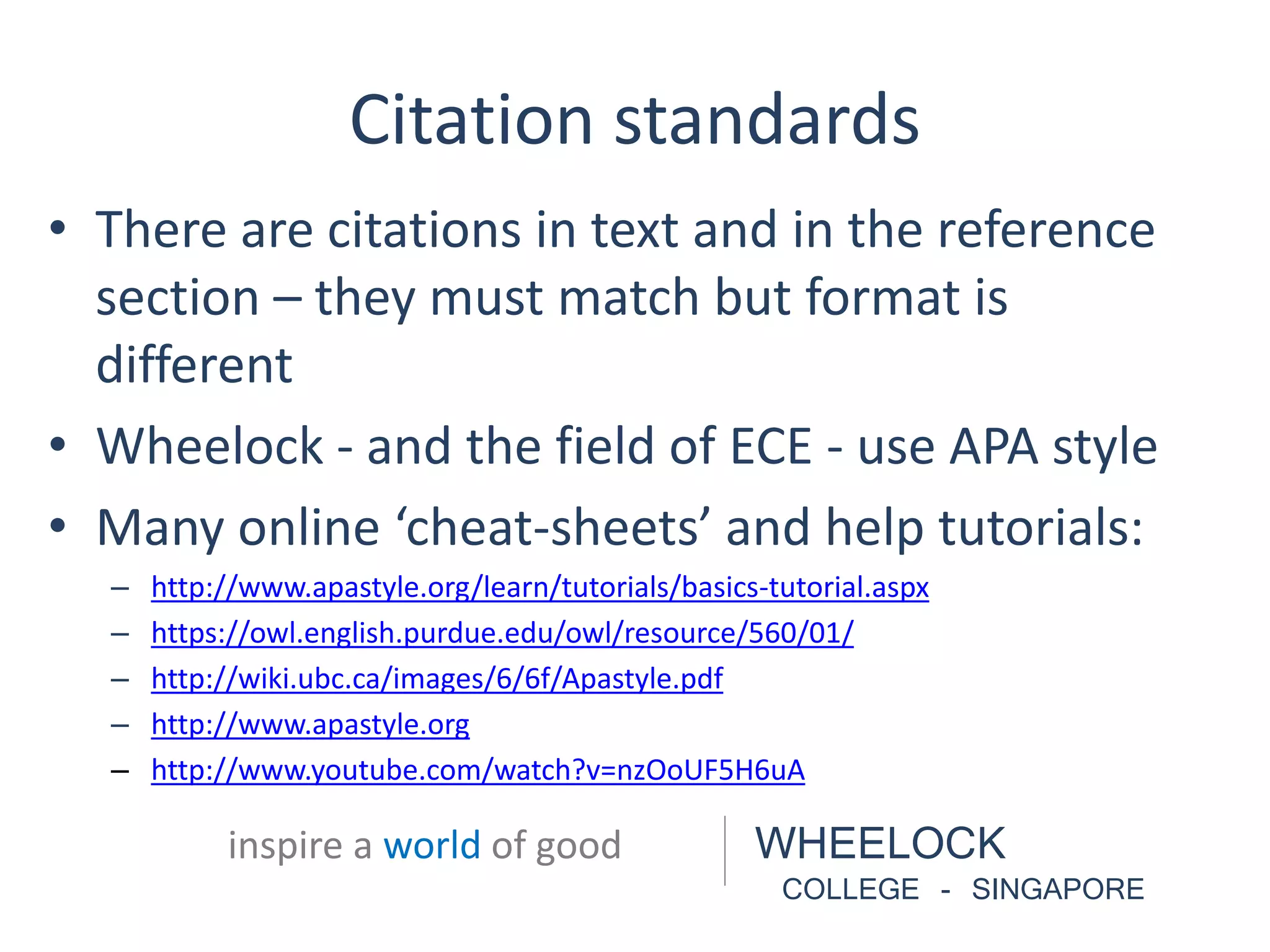Citation workshop orientation | PPTX