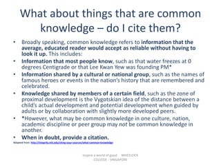 Citation workshop orientation | PPT