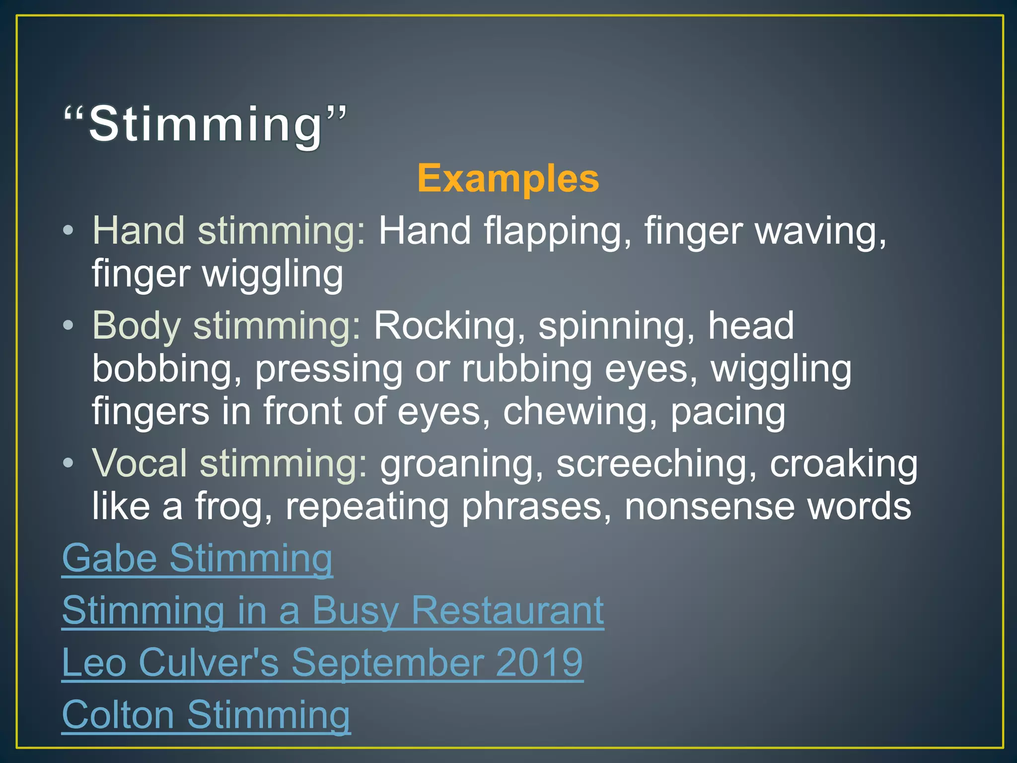 Understanding Autism | PPTX