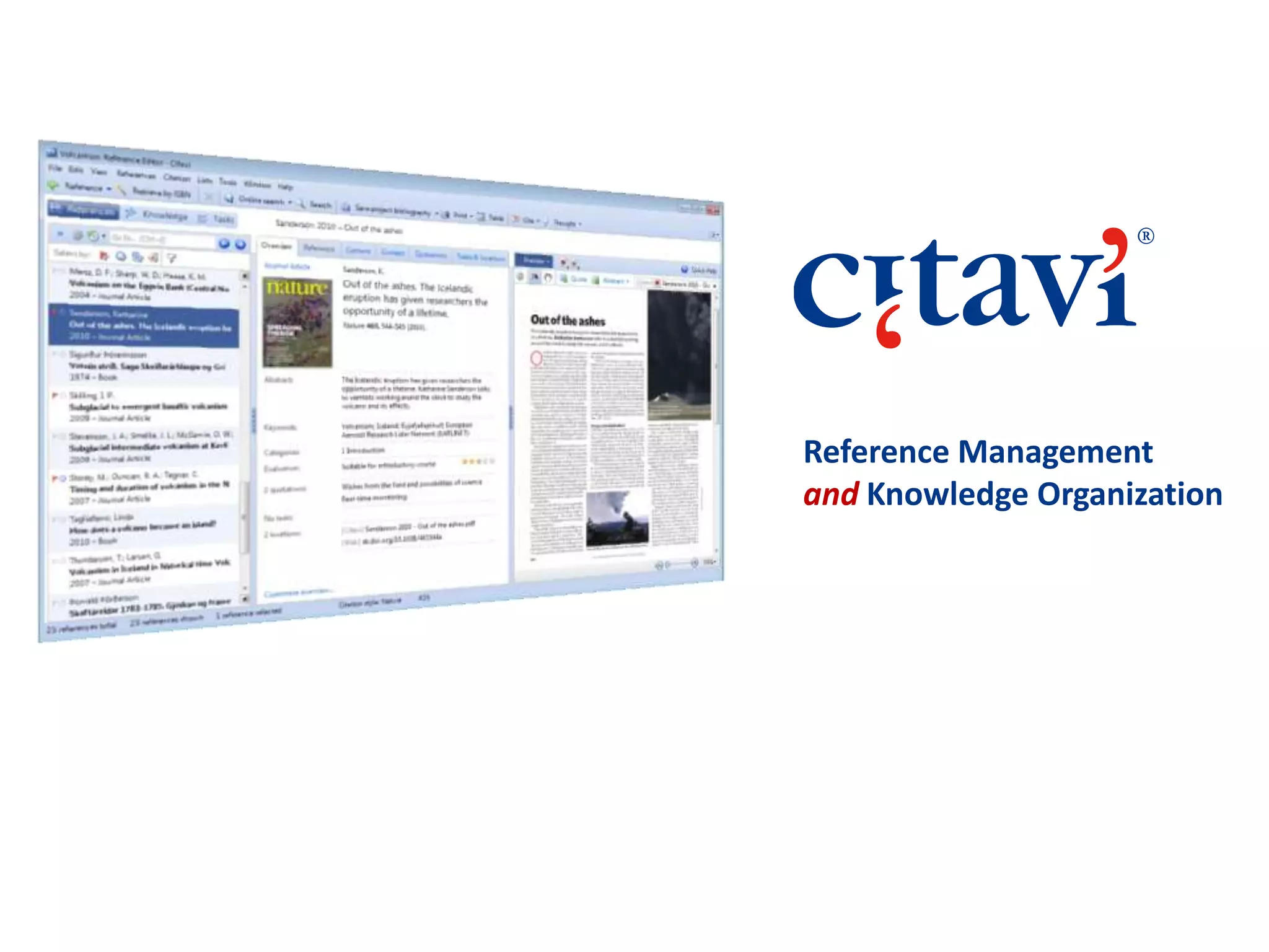Citavi 3 introduction | PPT