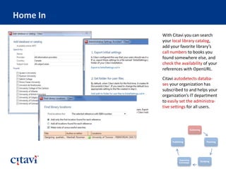 Citavi 3 introduction | PPT