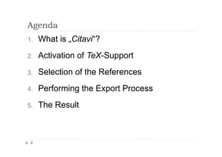 Citavi & LaTeX | PDF