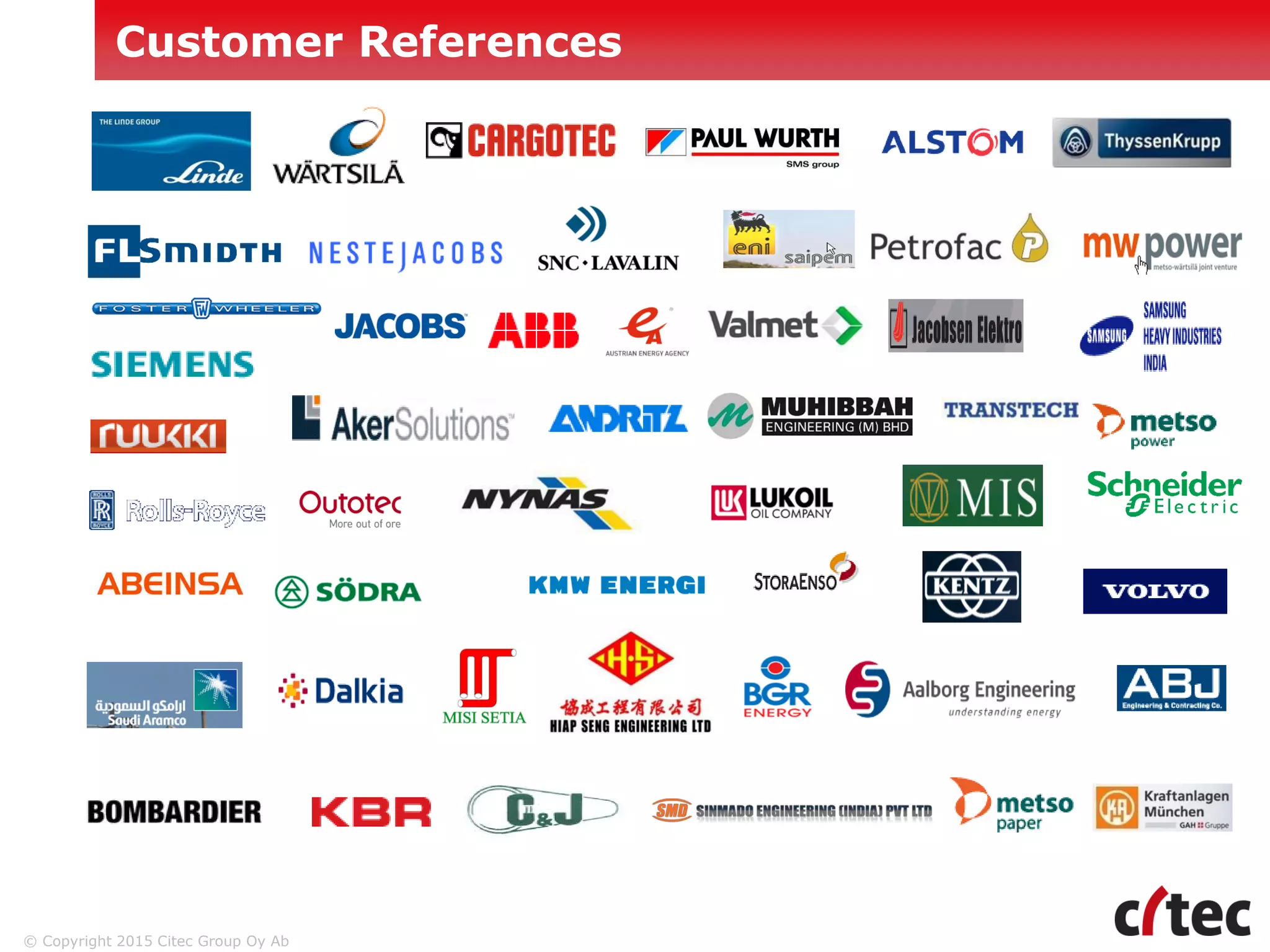 Citec India Profile 2017 | PPT