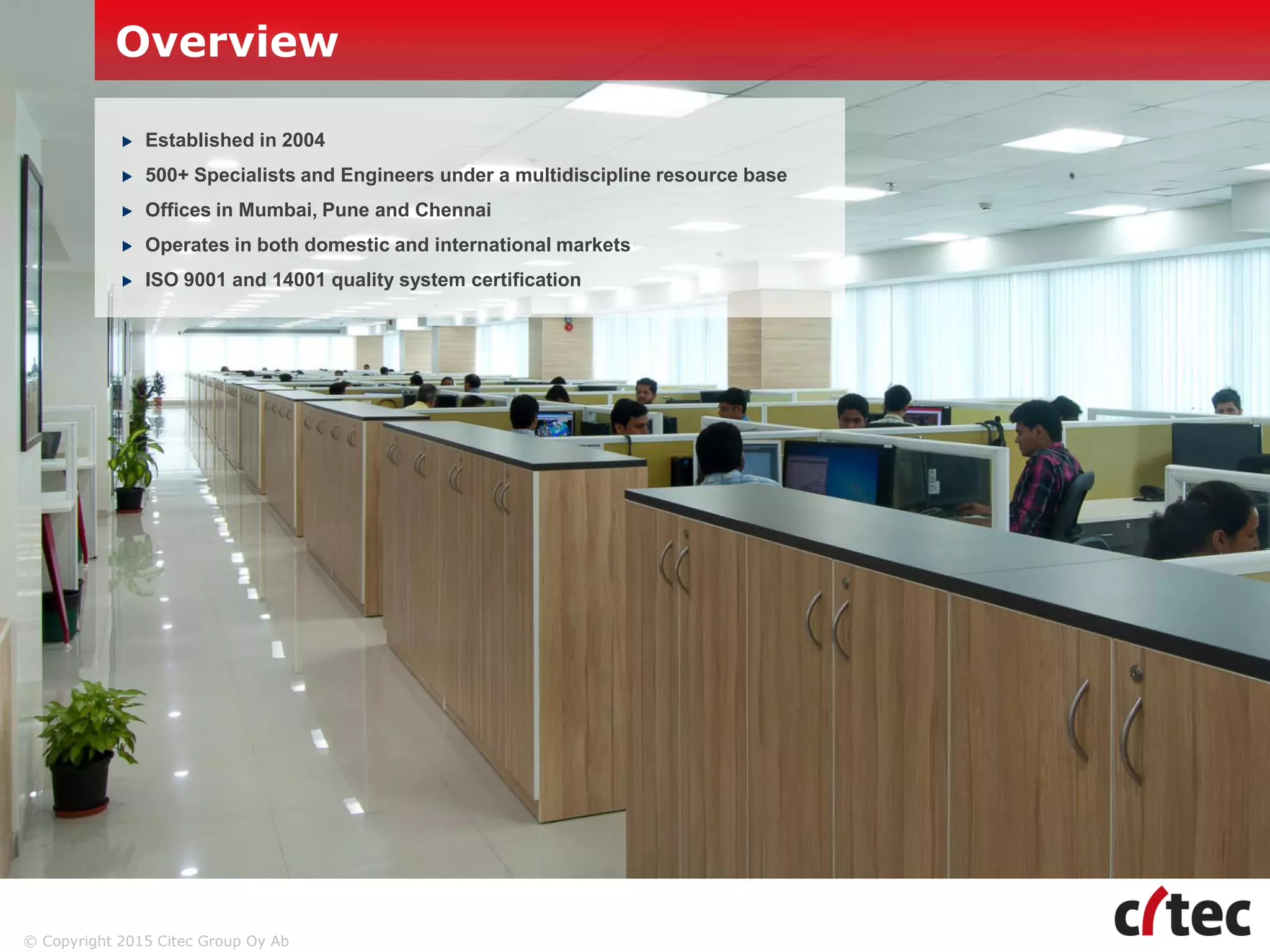 Citec India Profile 2017 | PPT