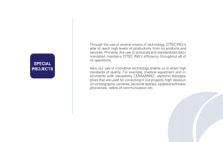 CITEC ING - Presentacion Corporativa | PDF