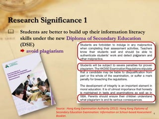 Explore the Behaviour of Plagiarism at the Secondary School Level in ...