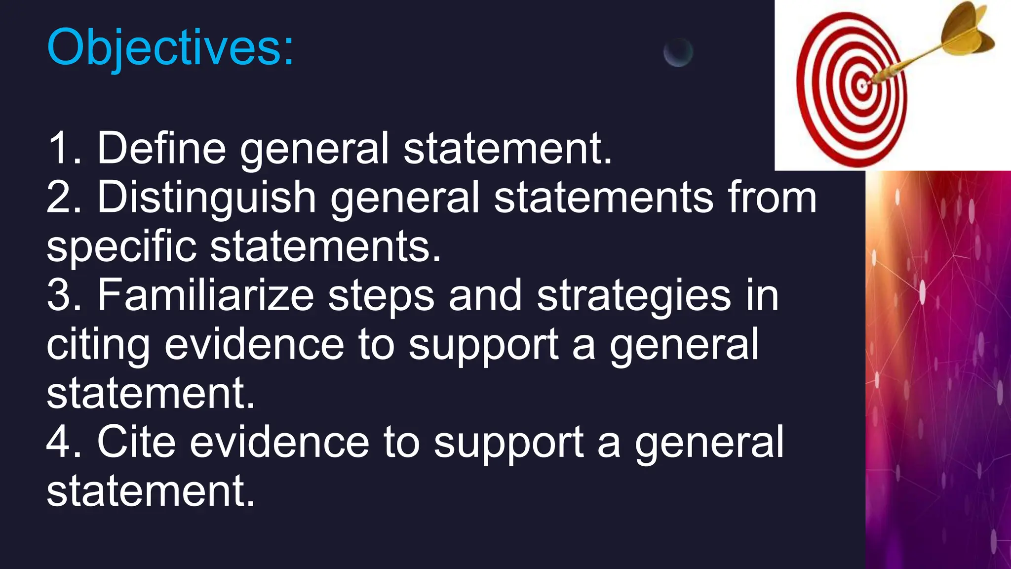 Cite evidence to support a general statement.pptx