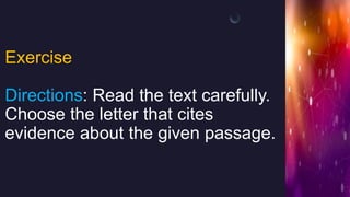 Cite evidence to support a general statement.pptx