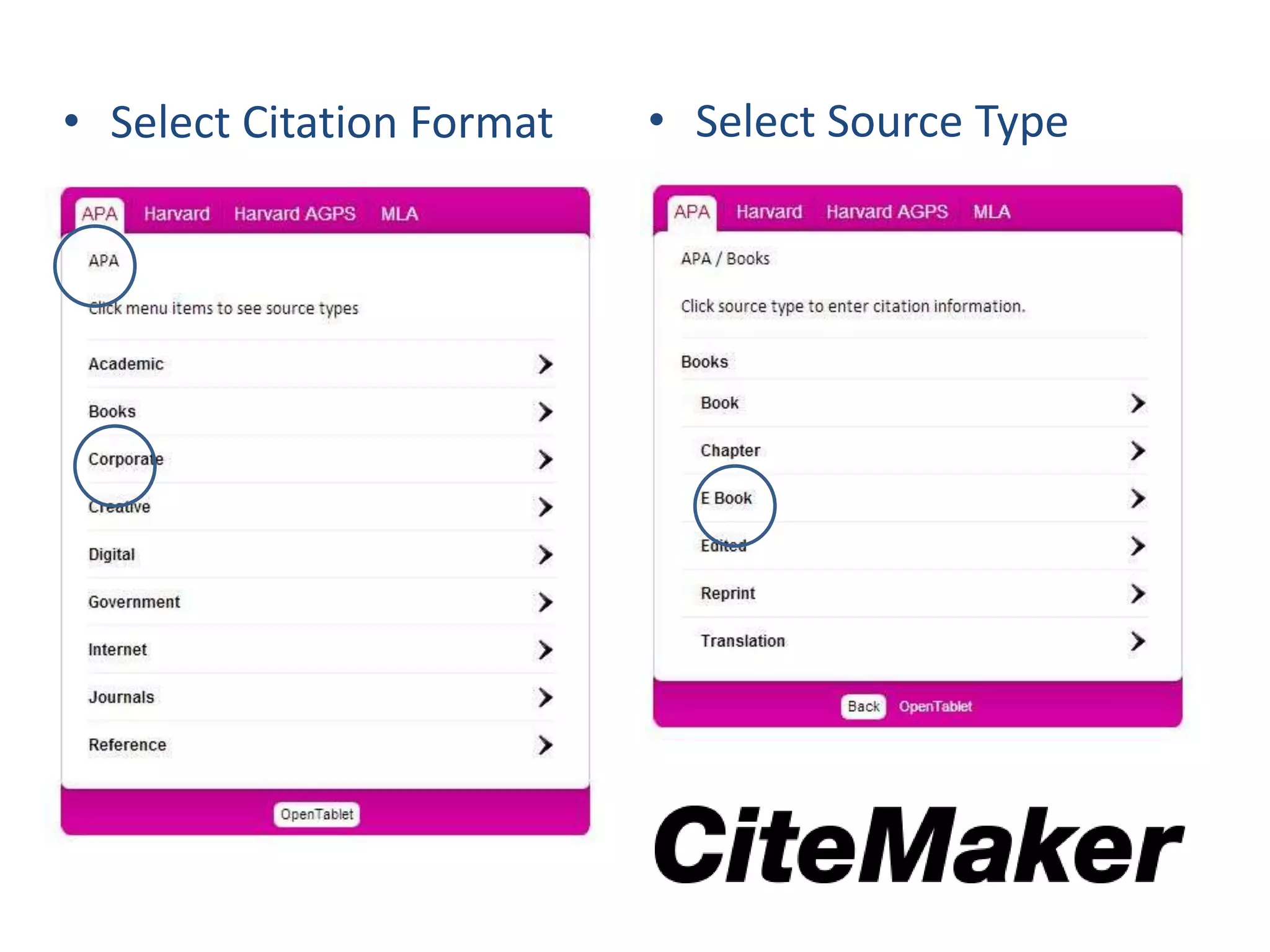 Citemaker Instructions | PPTX