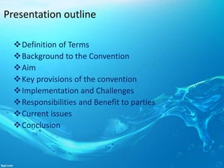 Convention on the international trade in endangered species of wild ...