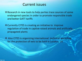 Convention on the international trade in endangered species of wild ...