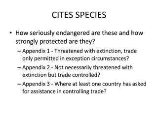 Cites Species | PPT