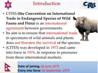 CITES implementation in Nepal........pptx