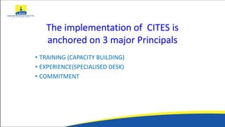 CITES Murchison falls | PPTX | Logistics | Business