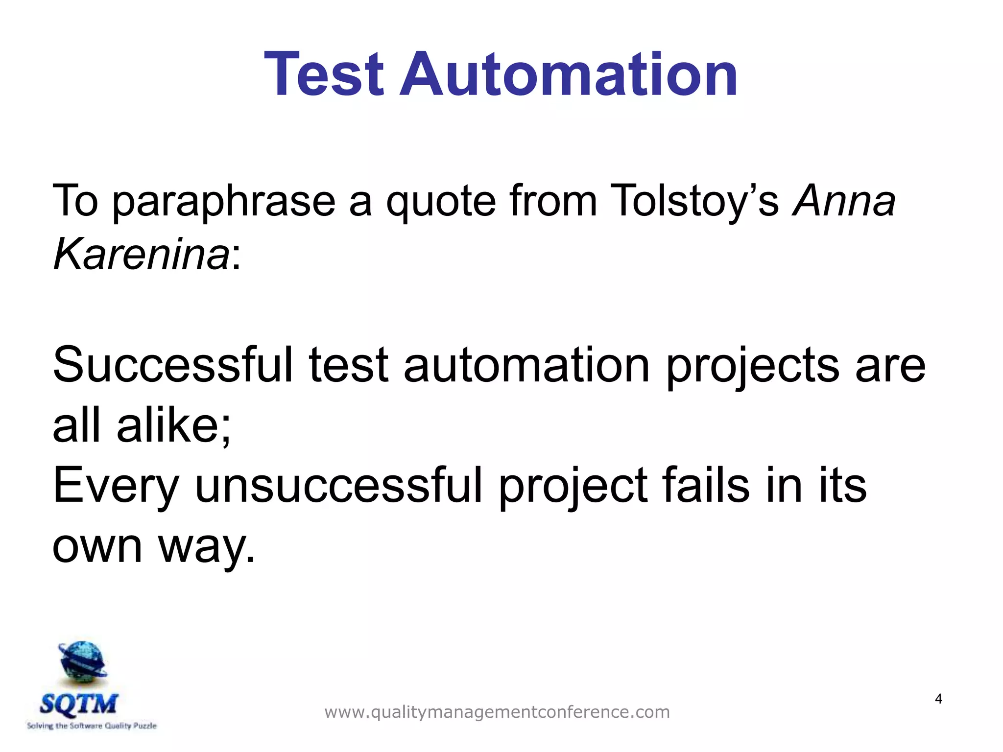 A Continious Integration Test Framework | PPT