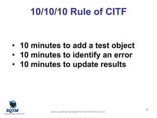 A Continious Integration Test Framework | PPT