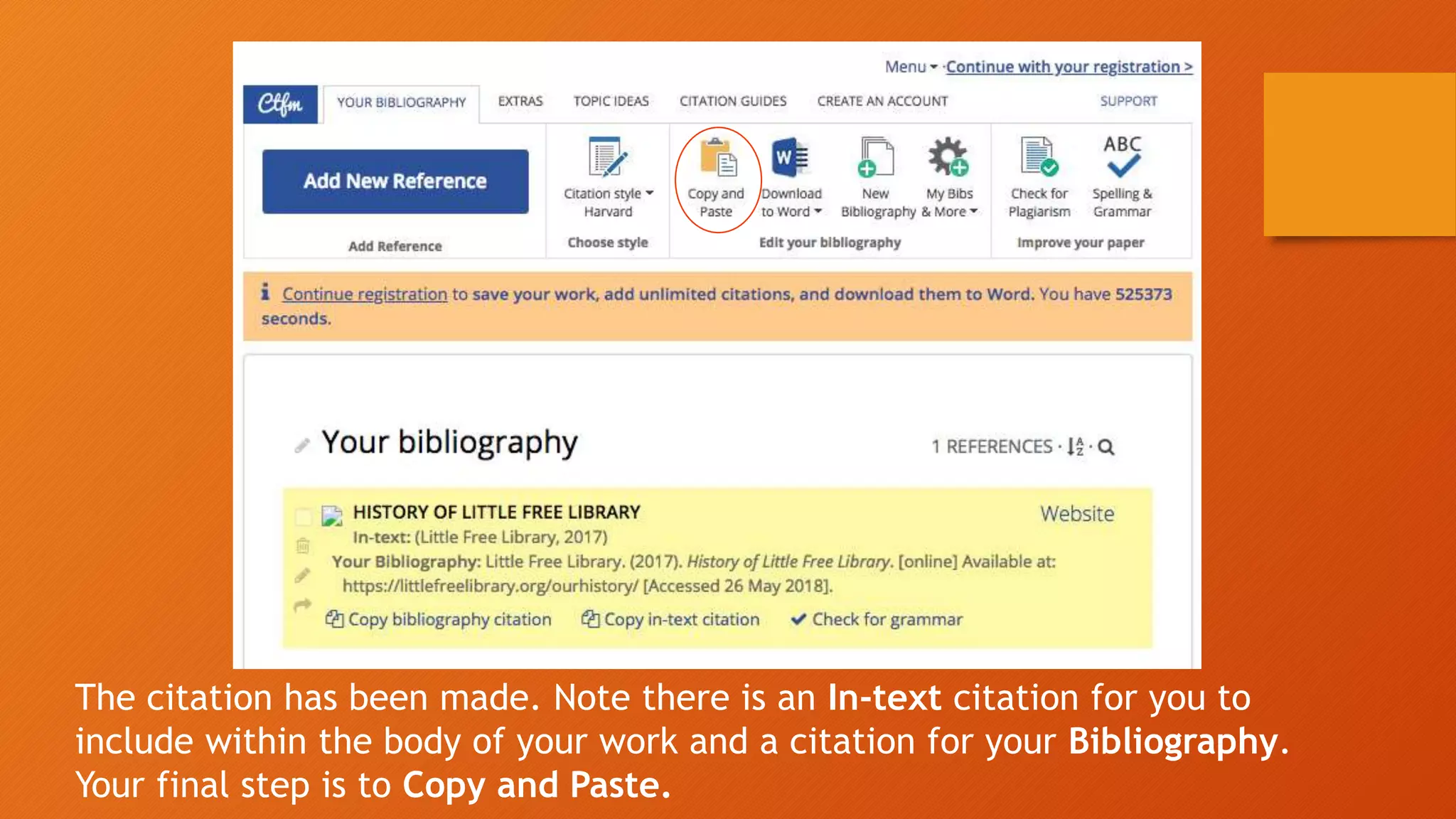 Cite This For Me tutorial | PPT