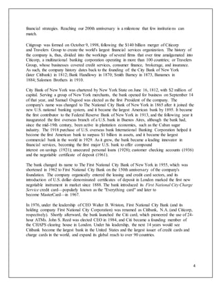 Citi bank mbfs | PDF