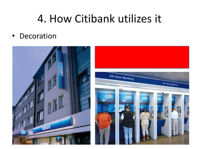 Citi bank typography | PPT