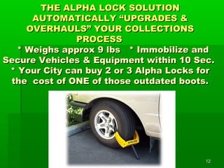 How The Alpha Lock Helps Parking Enforcement for Cities and Police ...