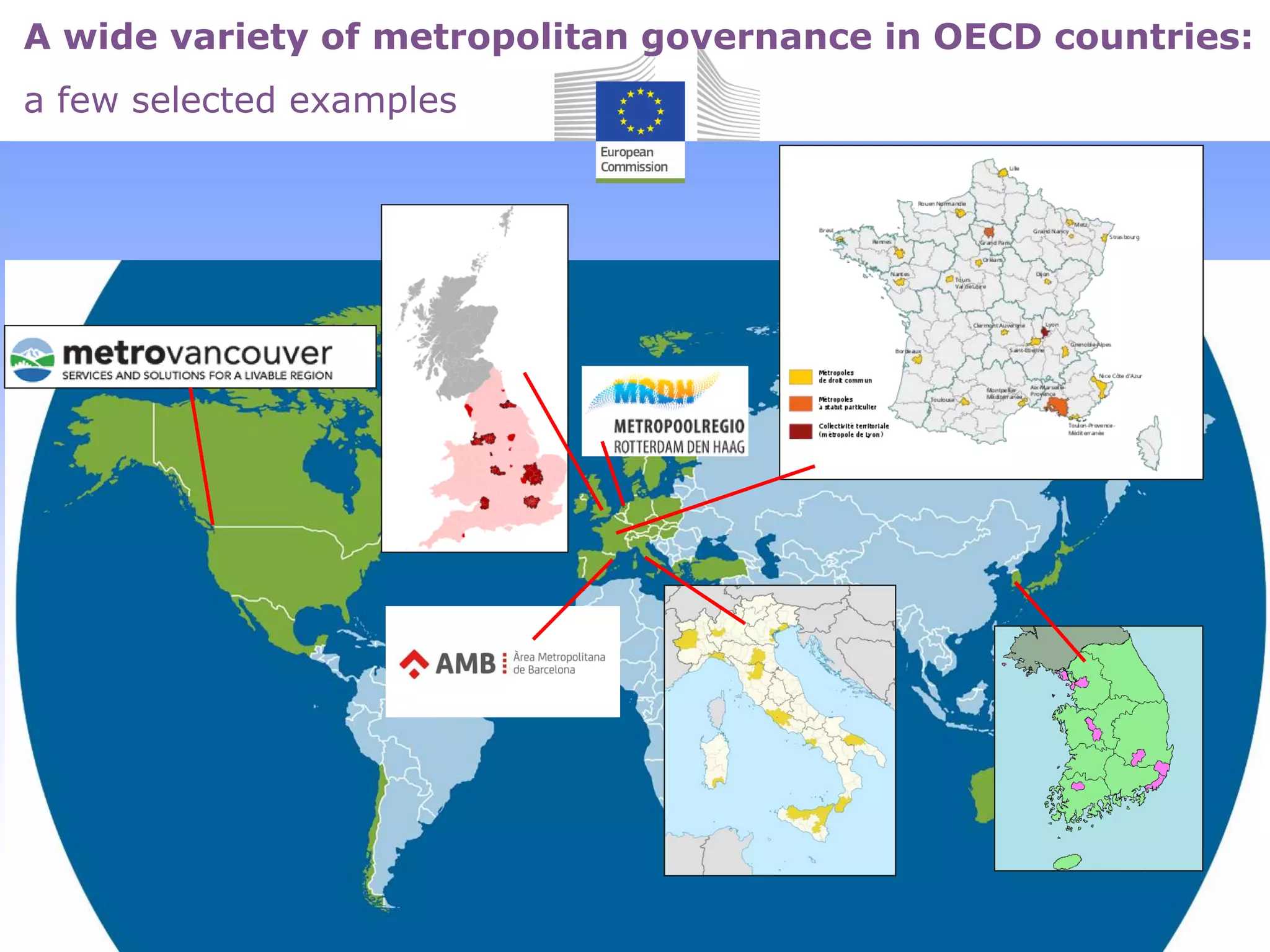 Cities and metropolitan areas in OECD countries | PPT