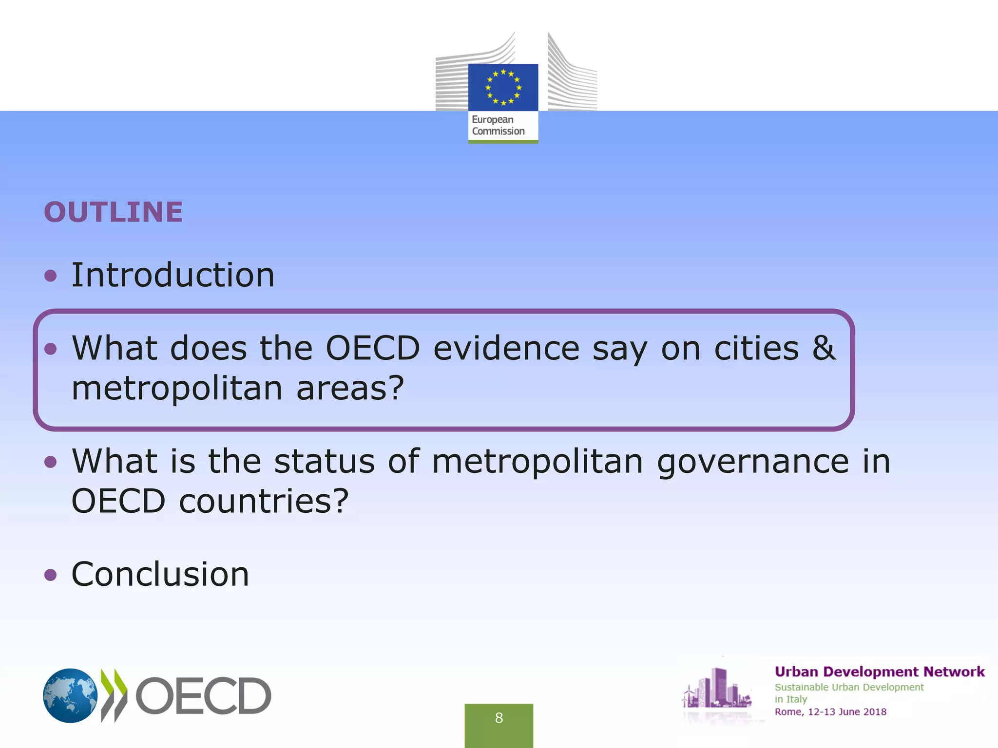 Cities and metropolitan areas in OECD countries | PPT