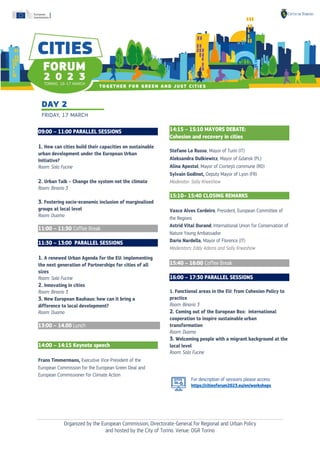 Agenda Cities Forum 2023 Torino | PDF