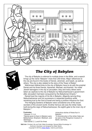 Cities in the Bible: Coloring Book | PDF | Christianity | Religion ...
