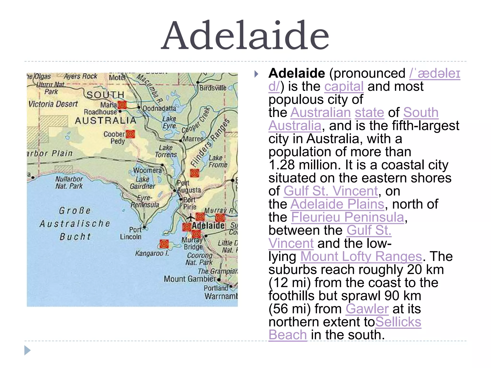 Cities of australia | PPTX
