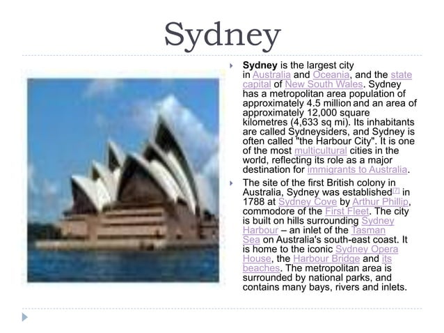 Cities of australia | PPTX