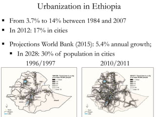 Cities and agricultural transformation in Ethiopia | PPTX