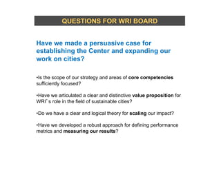 Cities wri board_presentation_11_mar_2014 | PDF | Civil Engineering ...