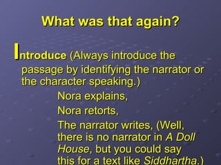 Citing A Play Adh | PPT